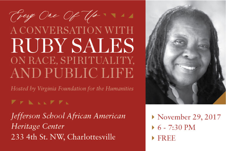 "Every One of Us": Civil Rights Leader Ruby Sales to Speak in ...